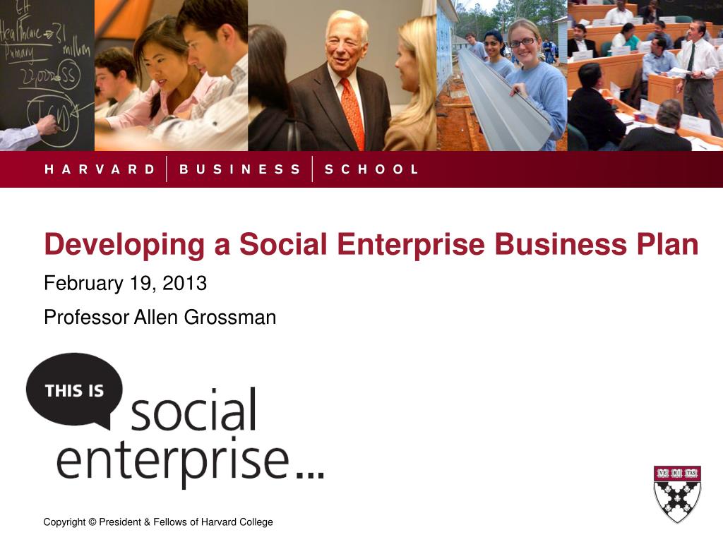 PPT - Developing a Social Enterprise Business Plan PowerPoint ...