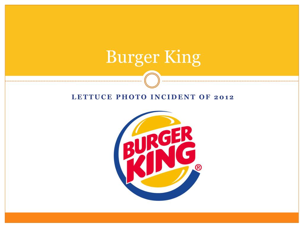 PPT - Burger King PowerPoint Presentation, free download - ID:1628628