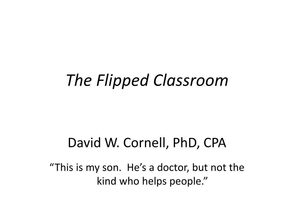 PPT - The Flipped Classroom PowerPoint Presentation, free download - ID ...