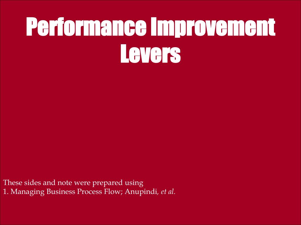 PPT - Performance Improvement Levers PowerPoint Presentation, free ...