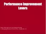 PPT - Performance Improvement Plan PowerPoint Presentation, free ...