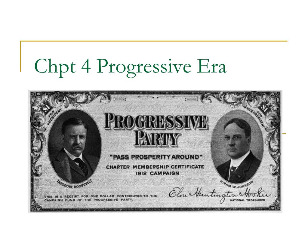 PPT - An Overview of the Progressive Era in America PowerPoint ...