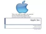 PPT - Apple Inc. PowerPoint Presentation, free download - ID:5713198