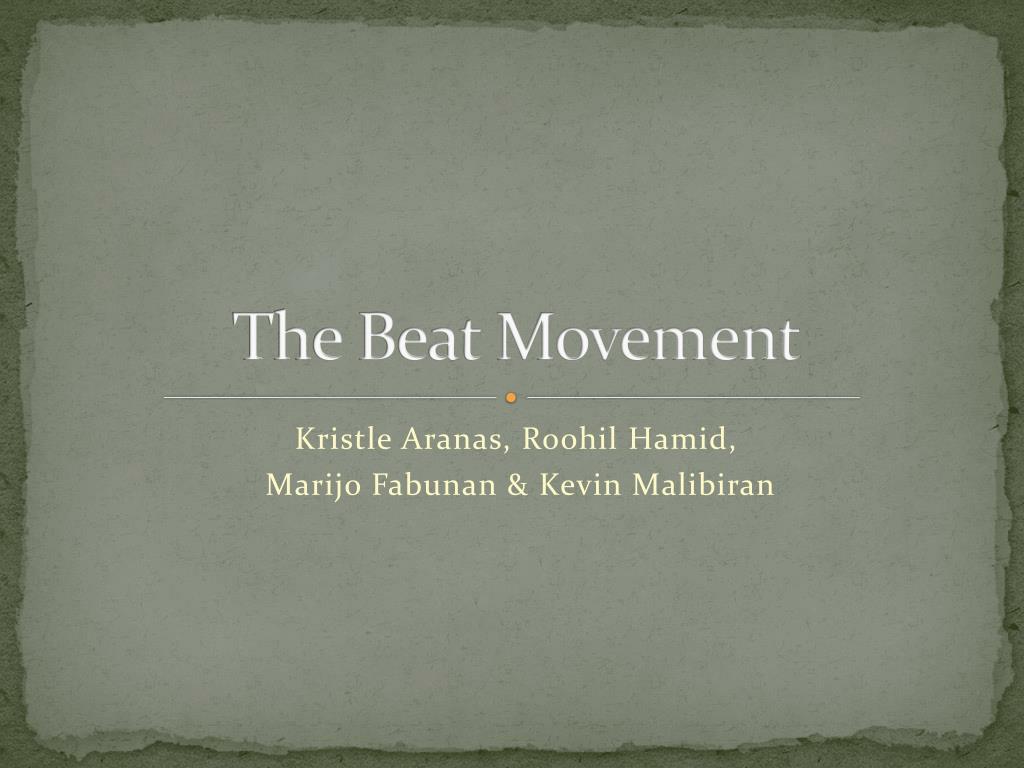 PPT - The Beat Movement PowerPoint Presentation, free download - ID:1635316