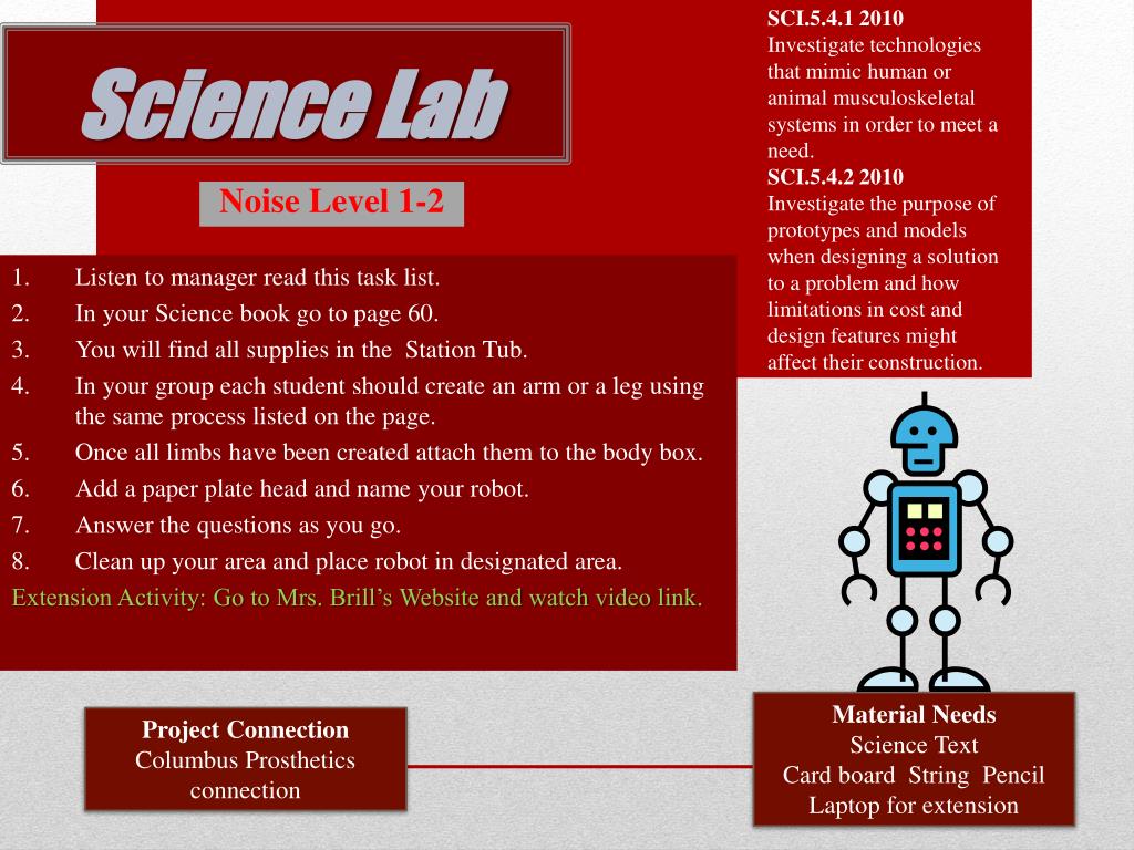 PPT - Exploring Prosthetics and Prototypes: A Hands-On Science Project ...