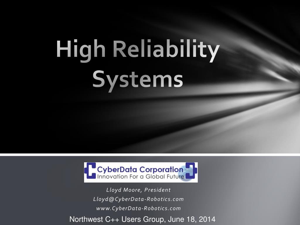 PPT - High Reliability Systems PowerPoint Presentation, free download ...