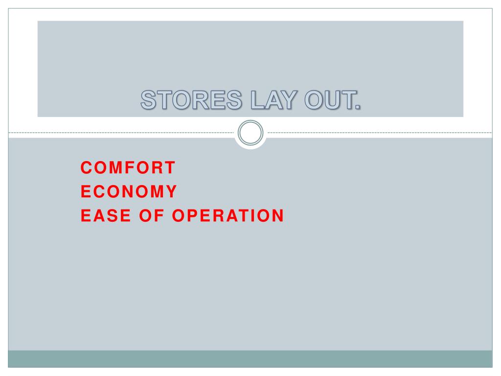 PPT - STORES LAY OUT. PowerPoint Presentation, free download - ID:1636473