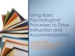 PPT - Basic Psychological Processes-Defined PowerPoint Presentation ...