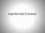 PPT - What is cognitive psychology? PowerPoint Presentation, free ...