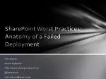 PPT - SharePoint Deployment PowerPoint Presentation, free download - ID:2940465