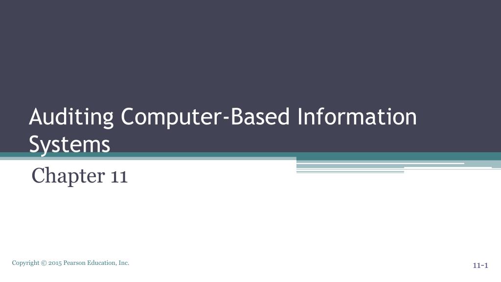 PPT - Auditing Computer-Based Information Systems PowerPoint Presentation - ID:1638099