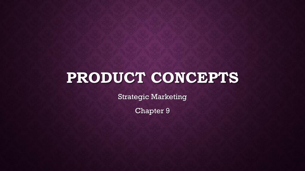 PPT - Product concepts PowerPoint Presentation, free download - ID:1638178