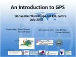 PPT - Introduction to GPS PowerPoint Presentation, free download - ID ...