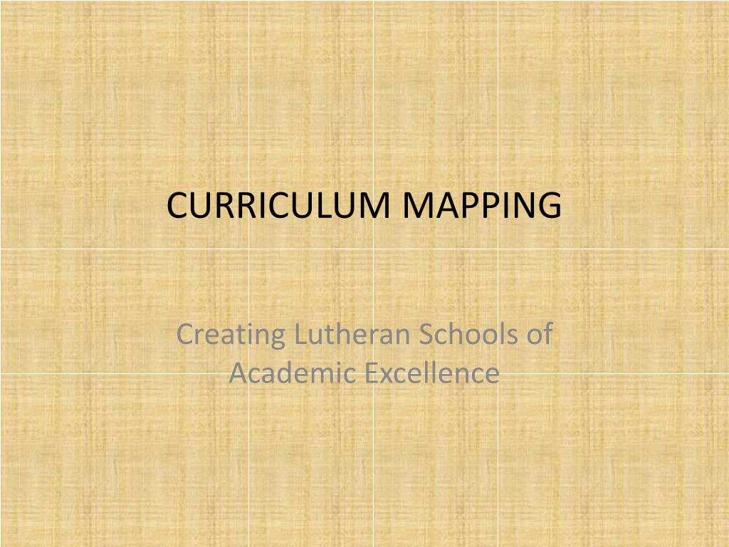 PPT - CURRICULUM MAPPING PowerPoint Presentation, free download - ID ...