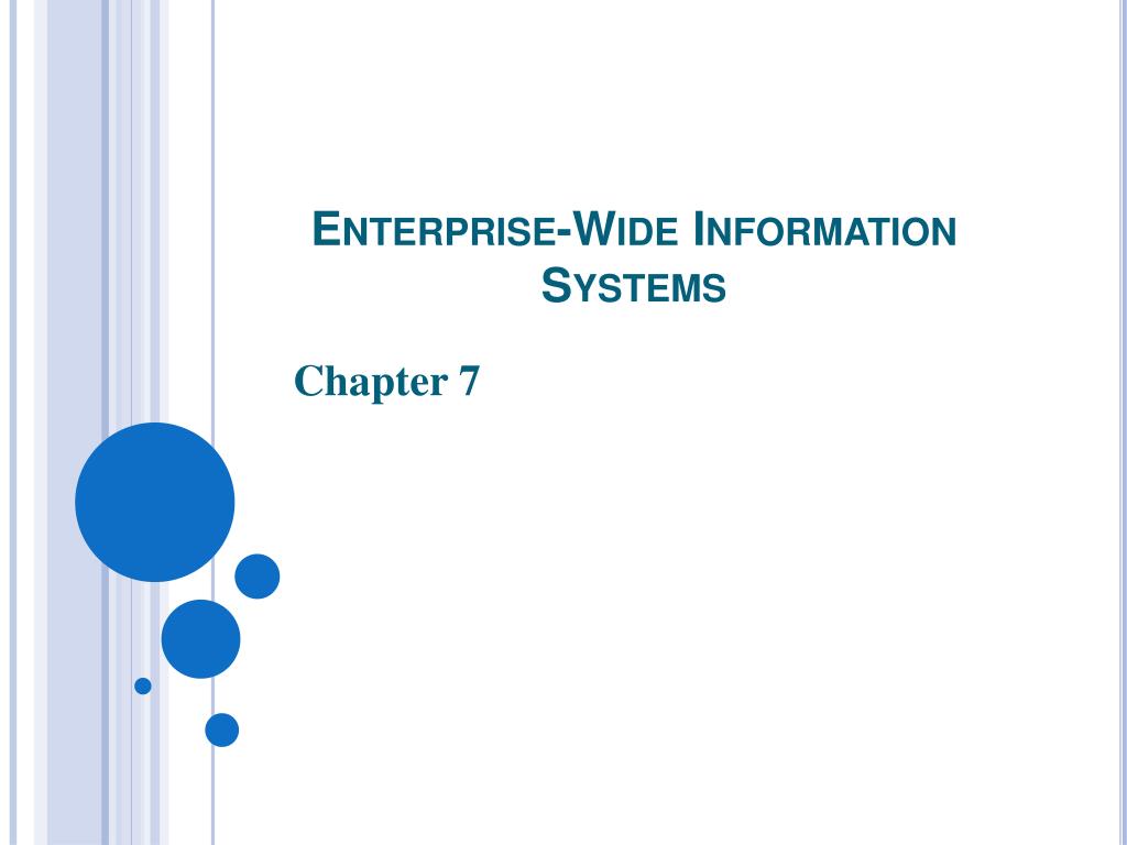 PPT - Enterprise-Wide Information Systems PowerPoint Presentation, free ...