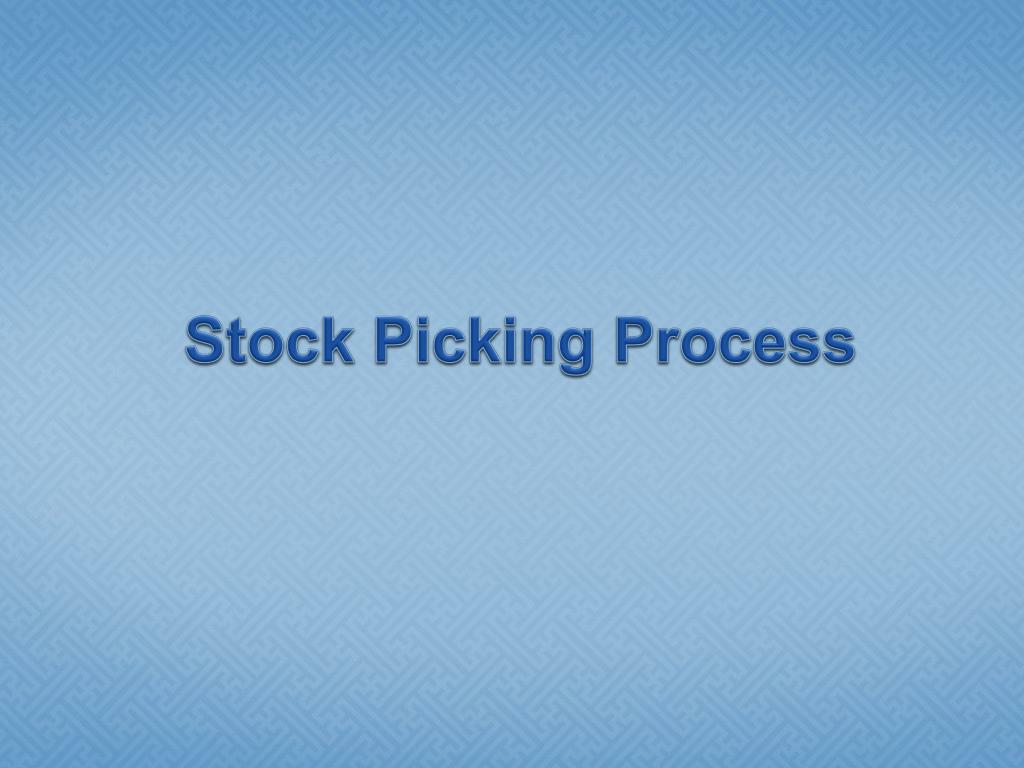 PPT - Stock Picking Process PowerPoint Presentation, free download - ID ...