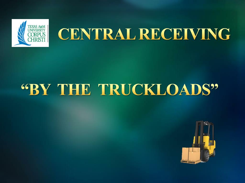 PPT - CENTRAL RECEIVING PowerPoint Presentation, free download - ID:1640761