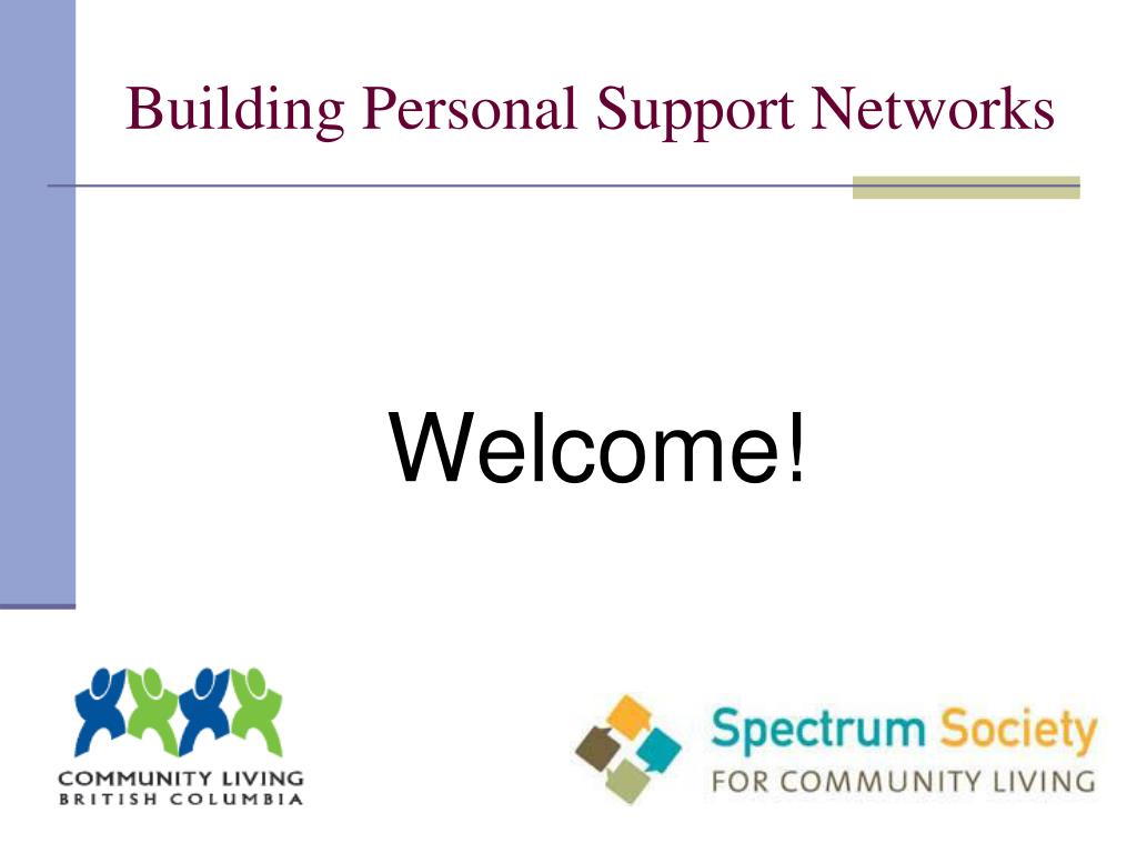 PPT - Building Personal Support Networks PowerPoint Presentation, free ...