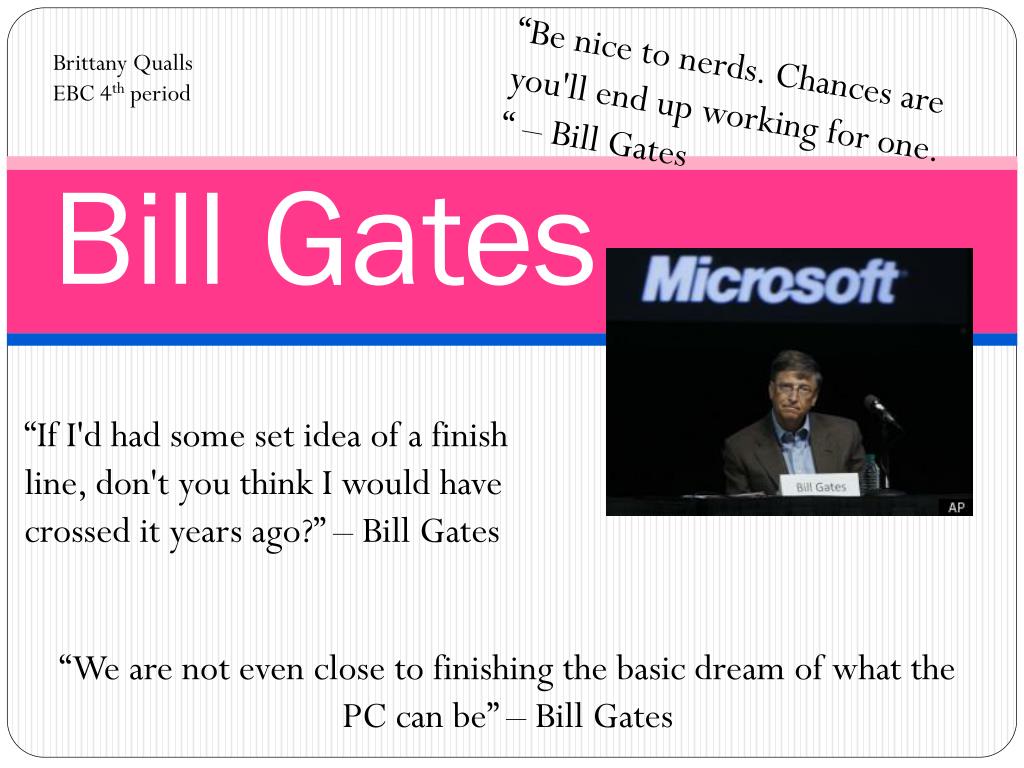 PPT - Bill Gates PowerPoint Presentation, free download - ID:1641274