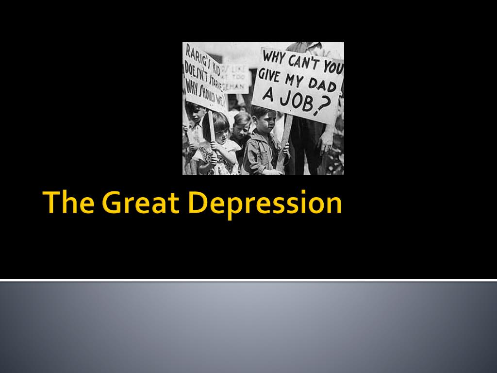 PPT - The Great Depression PowerPoint Presentation, free download - ID ...