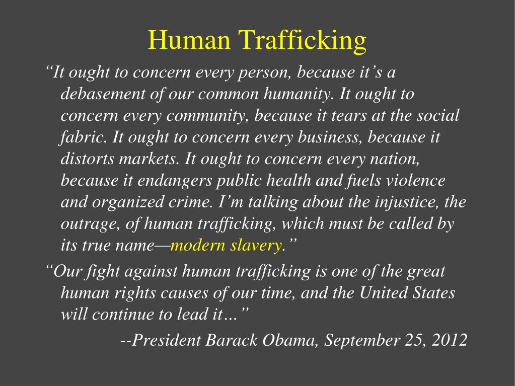 PPT - Human Trafficking PowerPoint Presentation, free download - ID:1642267