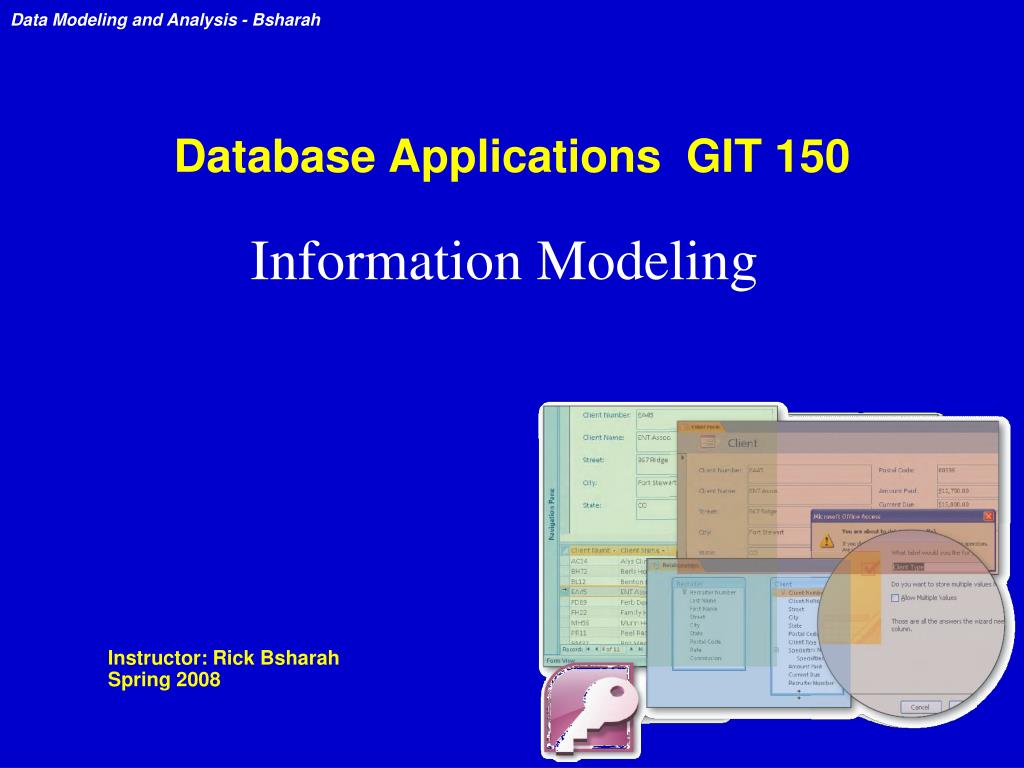 PPT - Database Applications GIT 150 PowerPoint Presentation, free ...