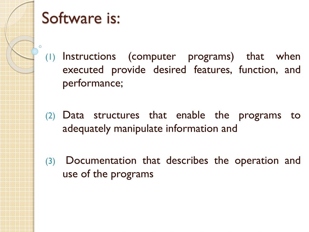 PPT - Software is: PowerPoint Presentation, free download - ID:1645705