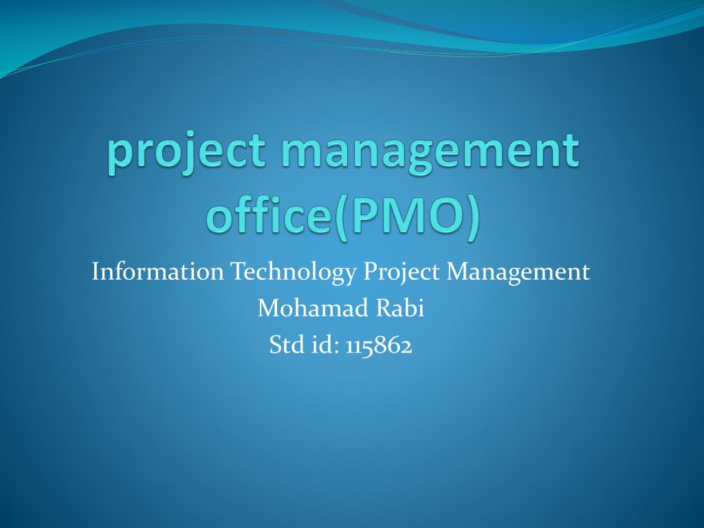 PPT - project management office(PMO) PowerPoint Presentation, free ...