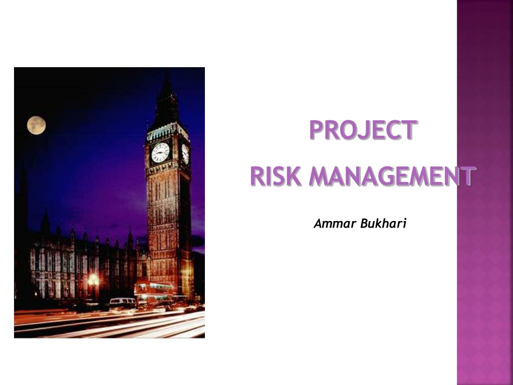 PPT - PROJECT RISK MANAGEMENT PowerPoint Presentation, free download ...
