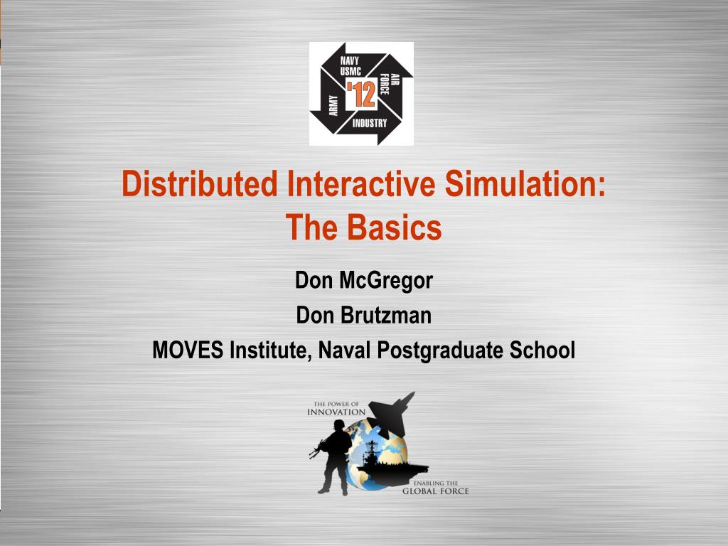 PPT - Distributed Interactive Simulation: The Basics PowerPoint ...