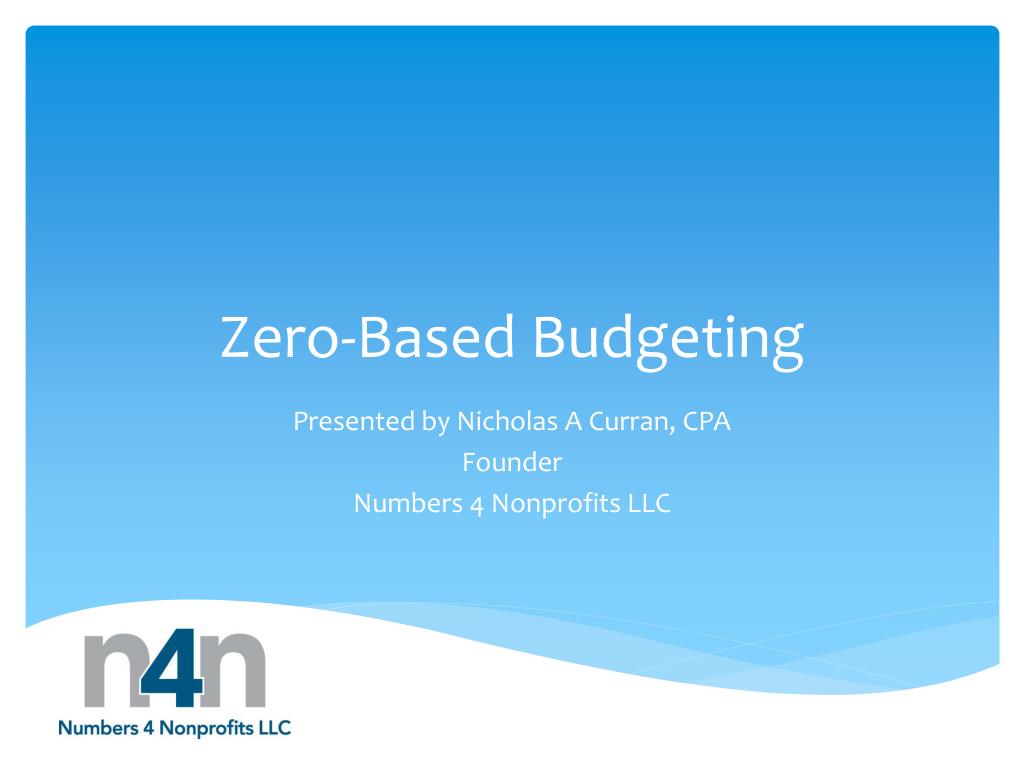 PPT - Zero-Based Budgeting PowerPoint Presentation, free download - ID ...