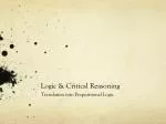 PPT - Description Logic Reasoning PowerPoint Presentation, free ...