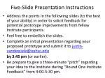 PPT - GROUP PRESENTATION INSTRUCTIONS PowerPoint Presentation, free ...