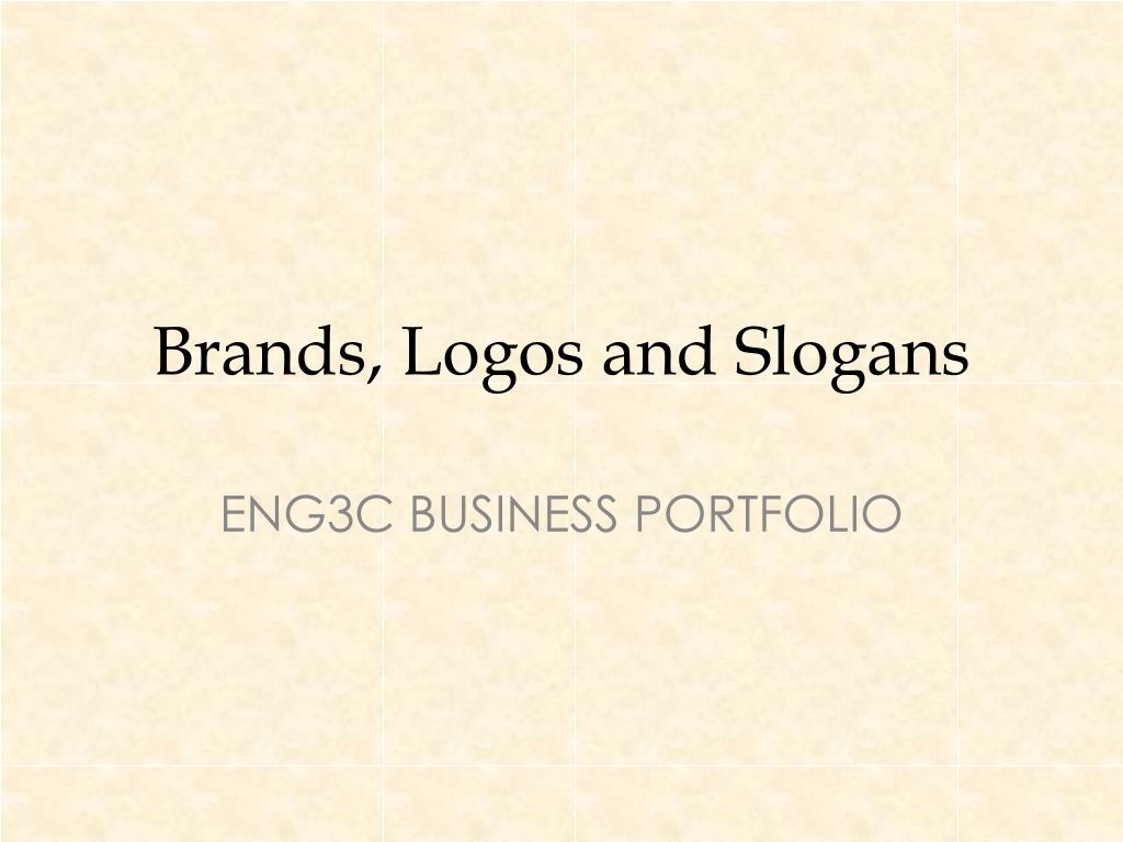 PPT - Brands, Logos and Slogans PowerPoint Presentation, free download ...