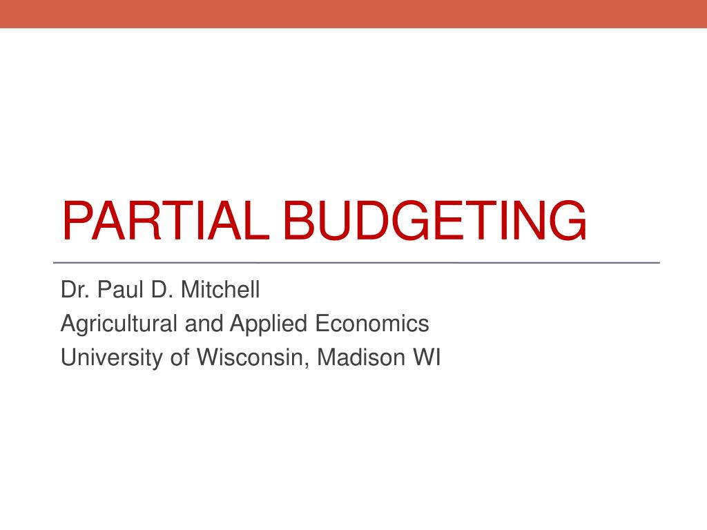 PPT - Partial Budgeting PowerPoint Presentation, free download - ID:1655010