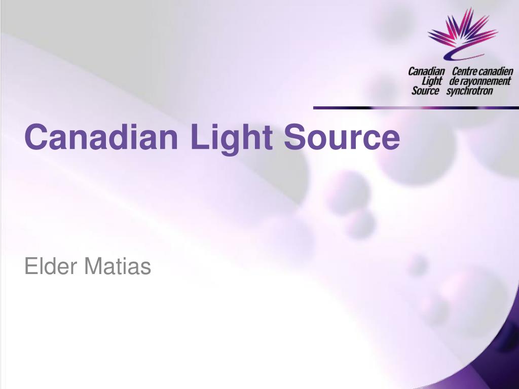 PPT - Canadian Light Source PowerPoint Presentation, free download - ID ...