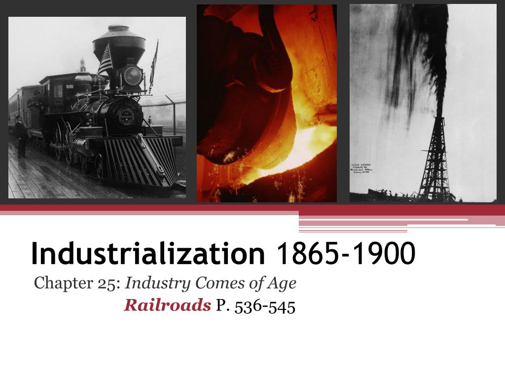 PPT - Industrialization 1865-1900 PowerPoint Presentation, free ...