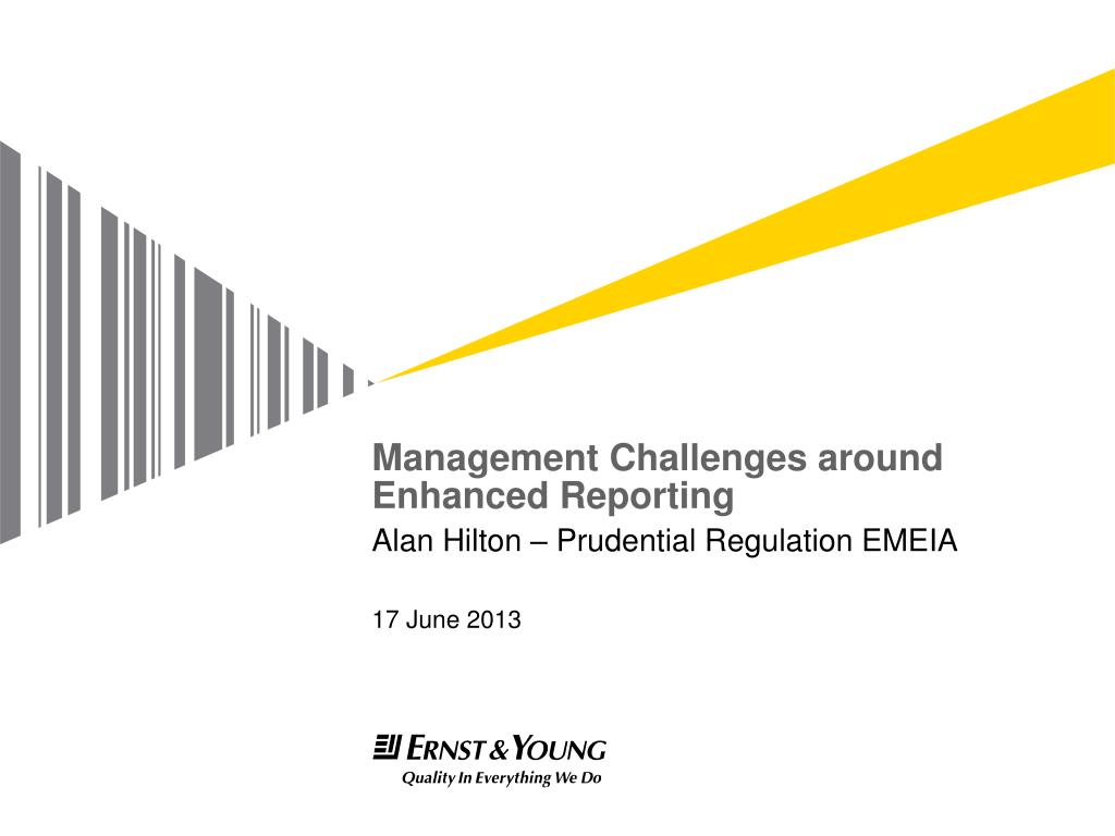 PPT - Management Challenges around Enhanced Reporting PowerPoint ...