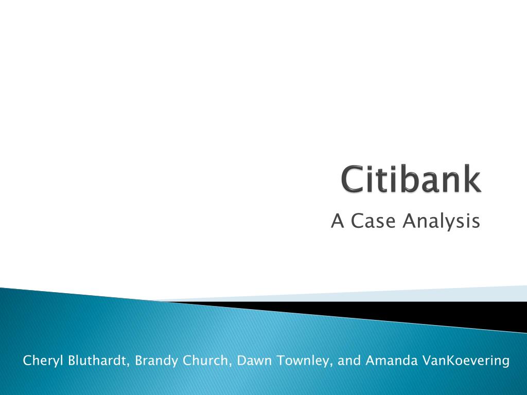 PPT - Citibank PowerPoint Presentation, free download - ID:1656410
