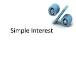PPT - Simple Interest PowerPoint Presentation, free download - ID:1706947
