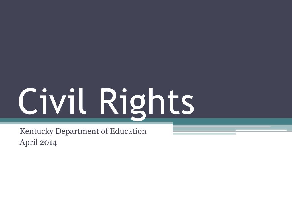 PPT - Civil Rights PowerPoint Presentation, free download - ID:1657513