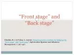 PPT - Hillary back on stage PowerPoint Presentation, free download - ID ...