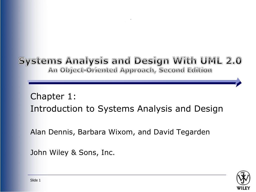 Ppt Systems Analysis And Design With Uml 20 An Object Oriented Approach Second Edition