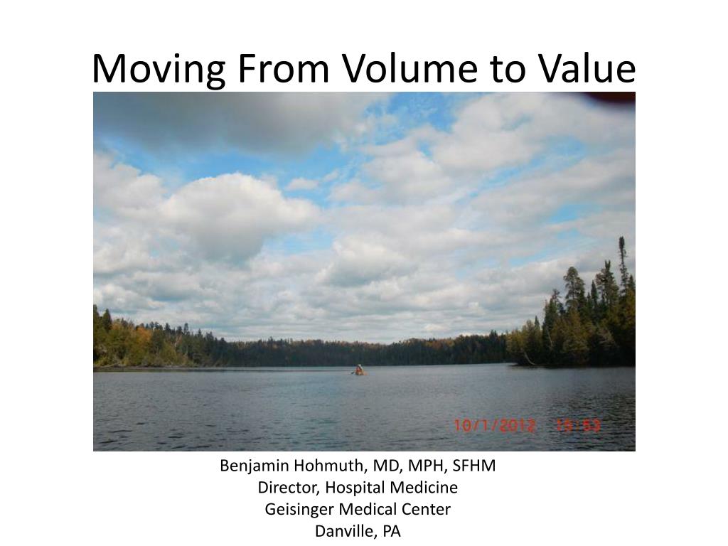PPT - Moving From Volume to Value PowerPoint Presentation, free ...