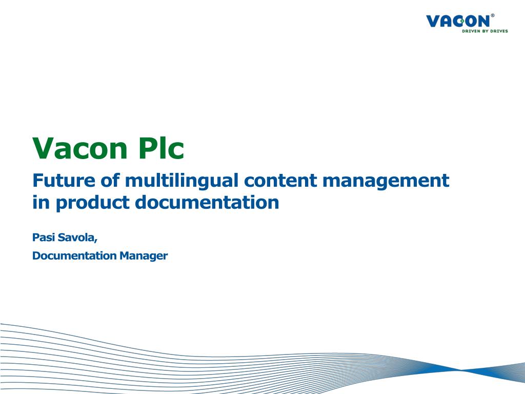 PPT - Vacon Plc PowerPoint Presentation, free download - ID:1659674