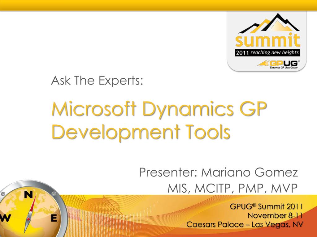 PPT - Microsoft Dynamics GP Development Tools PowerPoint Presentation ...