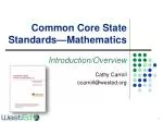 PPT - Demystifying the Hoopla Around Computer Science and Common Core ...
