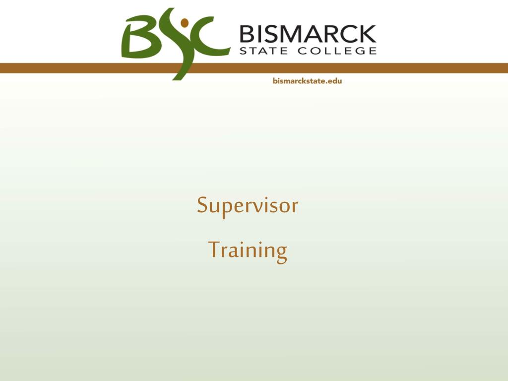PPT - Supervisor Training PowerPoint Presentation, free download - ID ...