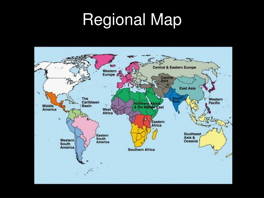 PPT - Regional Map PowerPoint Presentation, free download - ID:1662277