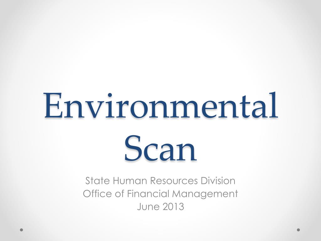 PPT - Environmental Scan PowerPoint Presentation, free download - ID ...